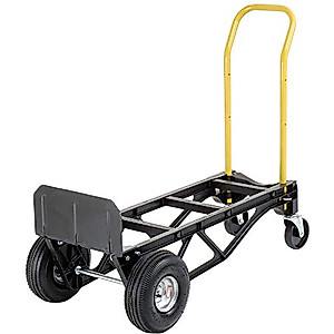 Harper Nylon Convertible Hand Truck - 37-1/4"Lx12"W Platform