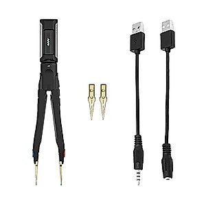 Mini Pocket Sized Digital Tweezer, Multi Tester, Test for Resistor Capacitor Inductor Voltage Frequency Diode, For Debug and Maintenance of Electronics, Classification and Detection of Components