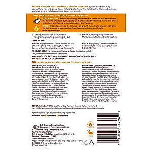 Palmer's Cocoa Butter & Biotin Length Retention 2-Step Hair Mask, 1 Ounce