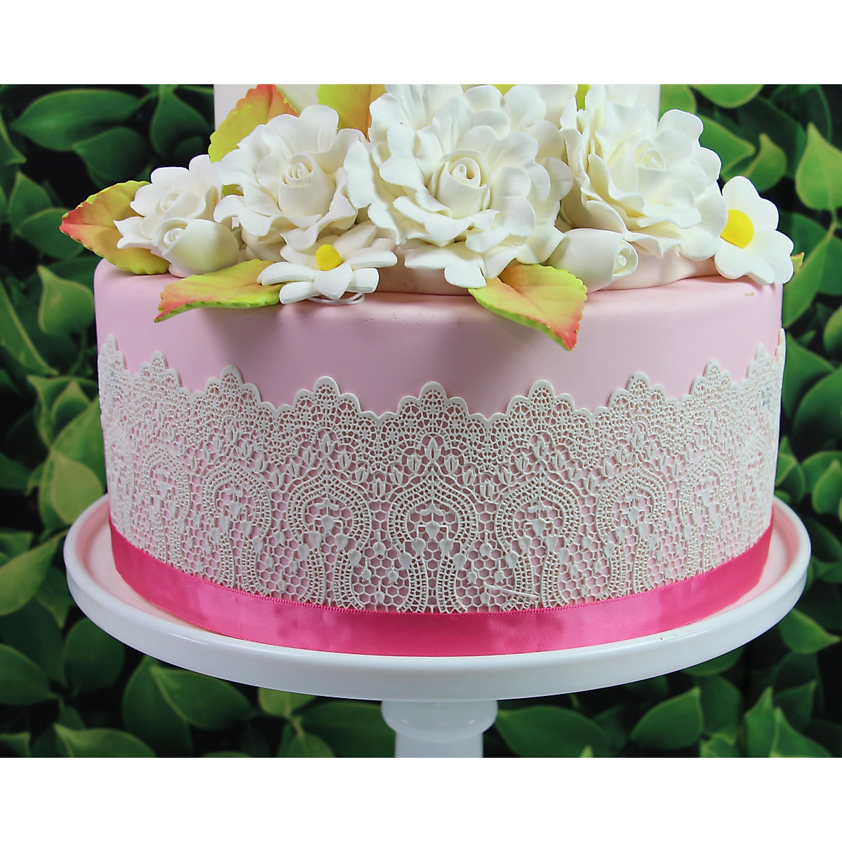 Global Sugar Art Indian Mehndi Silicone Lace Mat by Chef Alan Tetreault