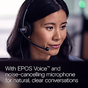 Sennheiser Consumer Audio SC 60 USB ML (504547) - Double-Sided Business Headset | For Skype for Business | with HD Sound, Noise-Cancelling Microphone, & USB Connector (Black)