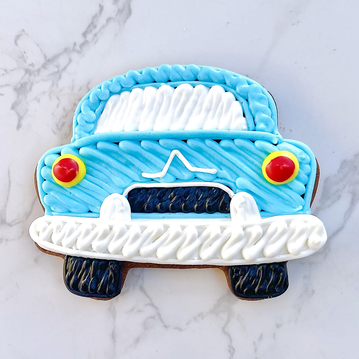 Front Facing Car Cookie Cutter, 2.8" Made in USA by Ann Clark