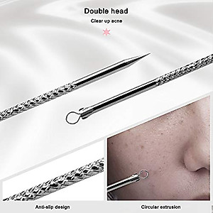 JIUKE Professional Nail Care Manicure Set of 9Pcs,Stainless Steel Pedicure Tool,Finger File Nail Clippers Grooming Kit,With Pink Travel Size Case for Women