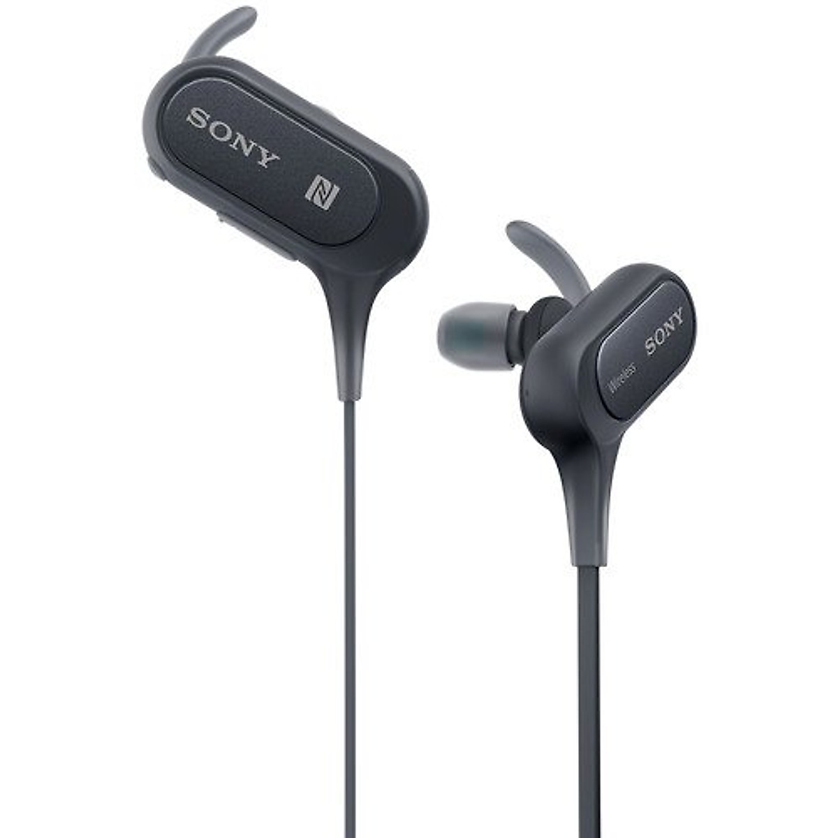 Sony Premium Splashproof Bluetooth Wireless Extra Bass Sports in-Ear Noise-Canceling Headphones