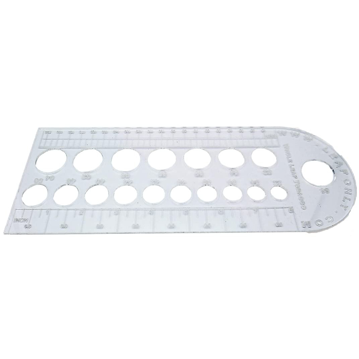 Leaf Only Cigar Ring Gauge Guide Tool - Quality Acrylic Plastic Size Measurement Cigar Accessories