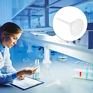 ULTECHNOVO 12pcs Clear Small Mm Perfume Filter Funnels Oils Bottle Cosmetics Funnel Ing Plastic Arts Essential Chemicals Lad Tool for Filling Crafts Laboratory Sub- Experiment