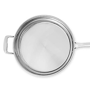 Amazon Basics Stainless Steel 11-Piece Cookware Set, Pots and Pans, Silver