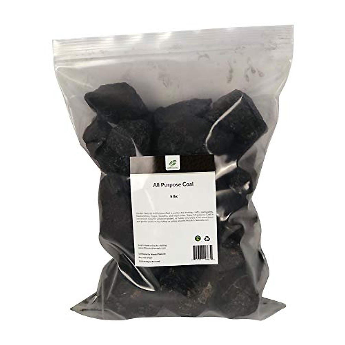 Garden Naturals All Purpose Bituminous Coal 15 Pounds for Forges, Foundries, Furnaces, and More.