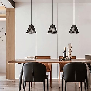 SSBHDM G9 Light Source Chandelier,Creative Grid Resin Pendant Lamp Lampshade,Nordic Industrial Style Hanging Light,Bedside Restaurant Kitchen Island Decorative Lighting Fixtures