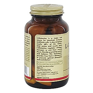 L-Glutamine, 1000 mg, 60 Tabs by Solgar (Pack of 3)