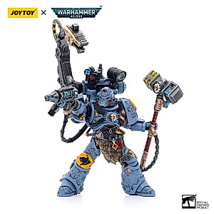 Joytoy Warhammer 40K 1/18 Action Figures Joy Toy Mecha Figure Model Space Wolves Iron Priest Jorin Fellhammer
