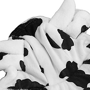 Zerodis Pet Winter Clothes Dog Hoodie Winter Jacket Party Dressing Up Outfits Stylish Cute Cow Design Comfortable Warm Pet Winter Clothes for Small Medium Dogs(XS)