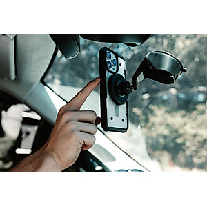 URBAN ARMOR GEAR UAG Case [Updated Ver] Compatible with iPhone 15 Pro Case 6.1" Pathfinder Clear Ice/Silver Built-in Magnet Compatible with MagSafe Charging Rugged Transparent Protective Cover