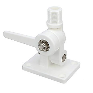 Seachoice 4-Way Nylon Antenna Ratchet Mounting Kit, White Finish