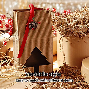 Sukh Paper Shred Filler 5OZ - Crinkle Cut Paper Shred Filler Shredded Tissue Gift Basket Filler Raffia Grass Paper Holiday Paper Stuffing Crinkle Paper for Gift Box Packing Bag Filler Confetti