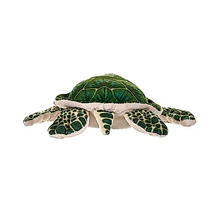 Wild Republic Sea Turtle Plush, Stuffed Animal, Plush Toy, Gifts for Kids, Cuddlekins, Green 8 Inches,Multi