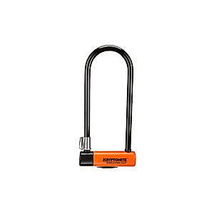 Kryptonite Evolution Series-4 LS Heavy Duty Bicycle U Lock Bike Lock with Transit FlexFrame Bracket (4-Inch x 11.5-Inch)