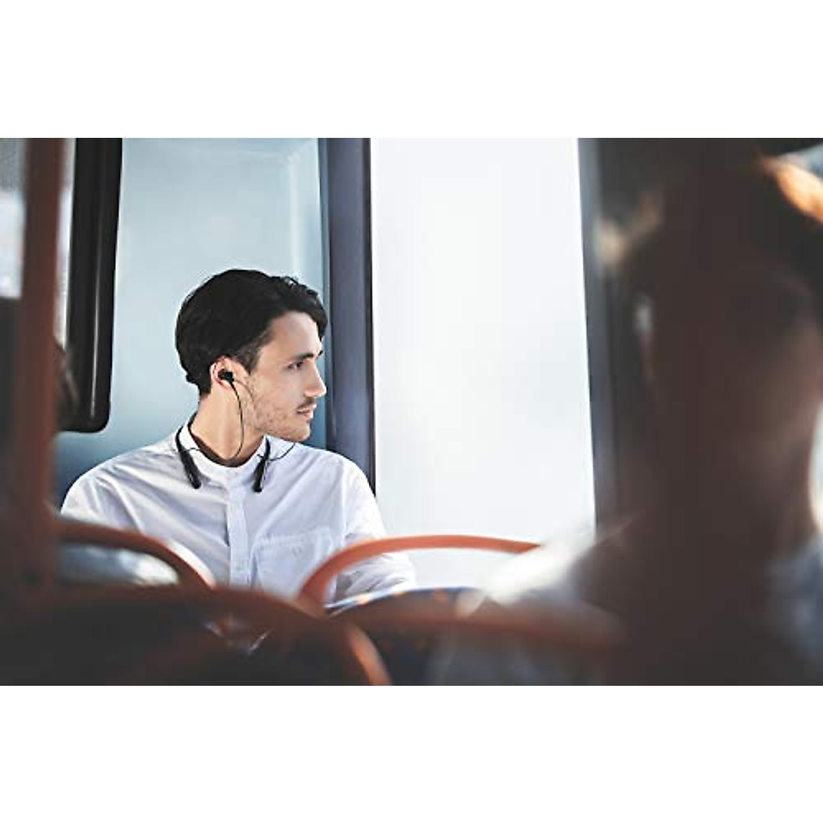 Sony WI-C600N Wireless Noise Canceling in-Ear Headphones, Black (WIC600N/B) (WI-C600N/B)