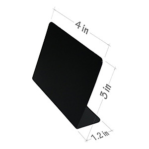 Ciieeo 4pcs Mini Blackboard Easel Wedding Party Chalkboard Double Sided Chalkboard Wedding Display Blackboard Mini Chalkboard Acrylic Blackboard Writing Board Small Blackboard Household
