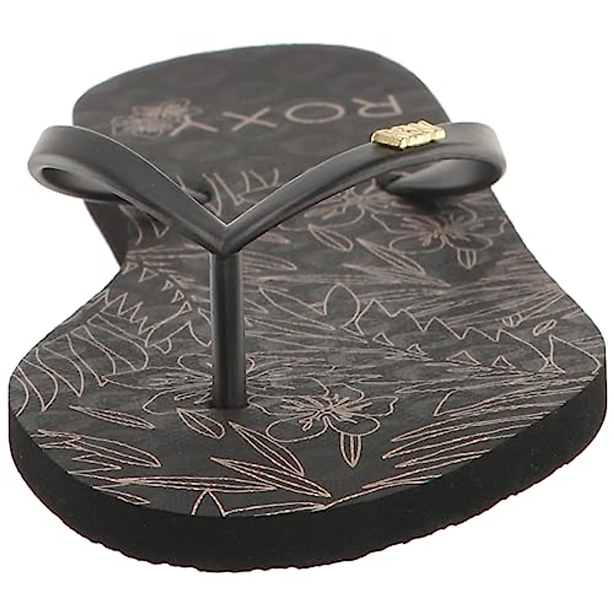 Roxy Women's Viva Stamp II Sandal, Open Yellow, 9