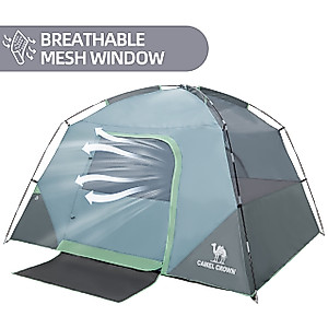 CAMEL CROWN Camping Tents 2/4/6 Person Waterproof Quick Easy Setup Folding Outdoor Backpacking Tents Family Hiking