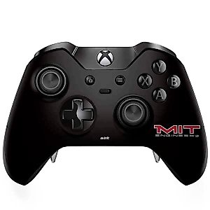 Skinit Decal Gaming Skin Compatible with Xbox One Elite Controller - Officially Licensed Massachusetts Institute of Technology MIT Engineers Black Design