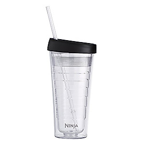 Ninja Coffee Maker for Hot/Iced/Frozen Coffee with 4 Brew Sizes, Programmable Auto-iQ, Milk Frother, 43oz Glass Carafe, and Tumbler (CF080Z)