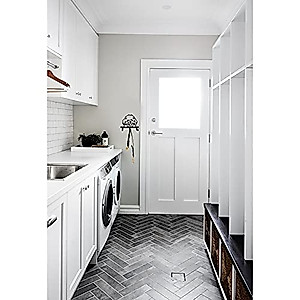 Fit Frenchie Poodle Maltipoo Cavapoo Cockapoo Silhouette Design Metal Wall Hook for Leash Keys Towel (Peekaboo)