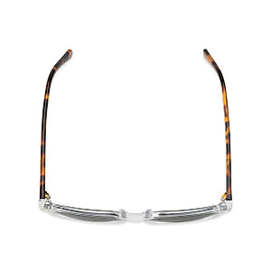 Foster Grant Sun Luv Be Smart Round Sunglasses, Crystal, 53mm (10261641.COM)