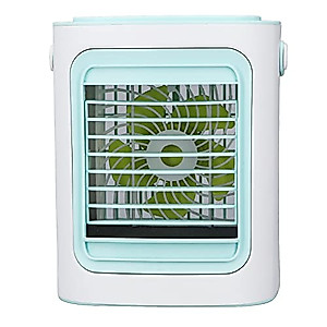 Air Cooler, Lightweight Portable Evaporative Air Cooler, Rechargeable Removable Air Conditioners with 3 Gear Speed Adjustable for Bedroom, Office, Car, Camping, Desk, Living Room