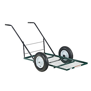 Vestil LSC-2448-TC Steel Service Cart, Pneumatic Wheels, 500 lbs Load Capacity, 45" Height, 53" Length X 24" Width