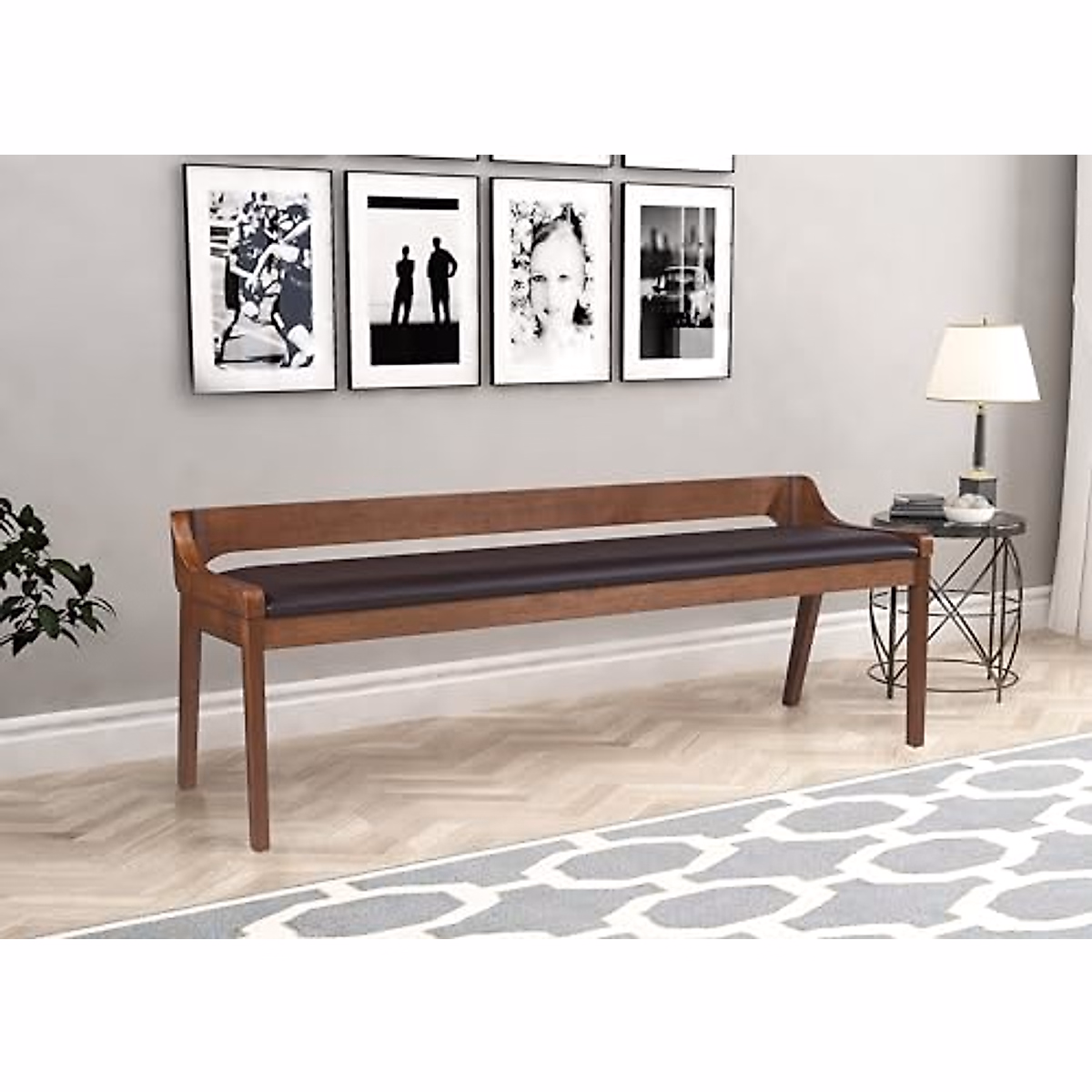 Boraam Rasmus Dining Bench [Chestnut Wire-Brush]