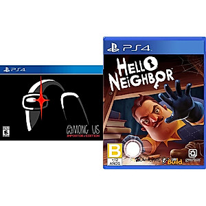 Among Us: Impostor Edition (PS4) - PlayStation 4 & Hello Neighbor - PlayStation 4