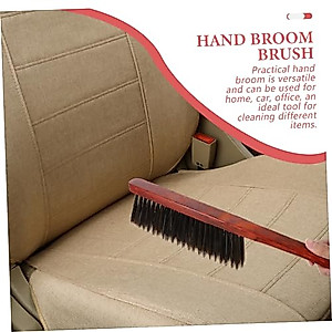 SOESFOUFU Long Handle Bed Brush Cleaning Brush Brushes Broom Furniture Brush Clothes Brush Wood Brush Bench Brush Upholstery Brush Hand Brush Car Brush Sofa Dust Brush The Pet Brown