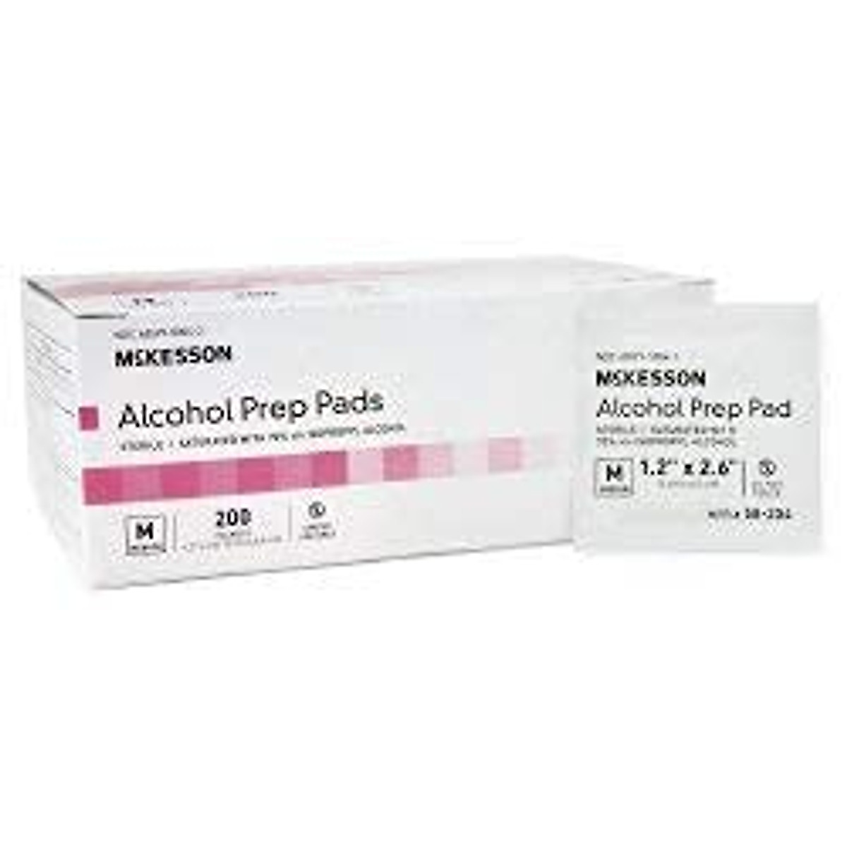 McKesson Alcohol Prep Pads Pdi Professional Disp 2 Ply 200'S Sterile Single Use - Box of 200