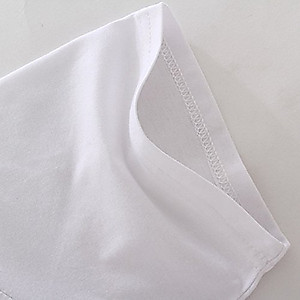 YOMXL Men's Striped T-Shirt, Cotton Tops Casual O-Neck Short Sleeve Tee Shirts Classic T-Shirt Blue