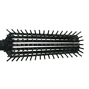 SXYH 2pcs Horse Pet Detangler Plastic Comb for Long Tail Mane Forky Comb (Black)