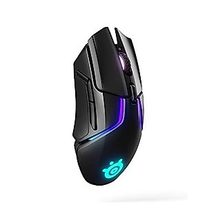 SteelSeries Rival 650 Quantum Wireless Gaming Mouse - Rapid Charging Battery - 12, 000 Cpi Truemove3+ Dual Optical Sensor - Low 0.5 Lift-Off Distance - 256 Weight Configurations - 8 Zone RGB Lighting