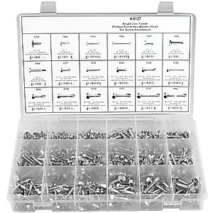 Disco Automotive 8127 Phillips and Hex with Head Tek Screw Assortment