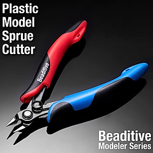 Beaditive Precision Flush Cutter for Plastic Model - Plastic Sprue Cutter - Gunpla, Gundam Model, Scale Model Building