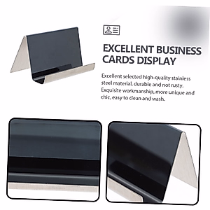 LALAFINA card protector Storage Professional PU Leather case Card package Office Supplies Mobile phone holder Metal ID Organizer Wallet business card Stainless steel