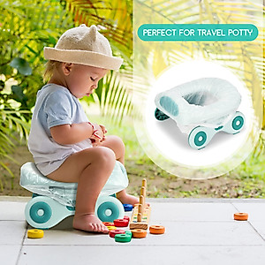 Potty Bags for Portable Toilet 80 Pack Universal Potty Chair Liners Potty Liners Disposable Trash Bags Cleaning Bags for Kids Toddlers Pets Outdoors…