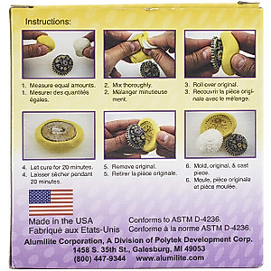 Alumilite 10570 Amazing Mold Putty Kit, 0.66-Pound