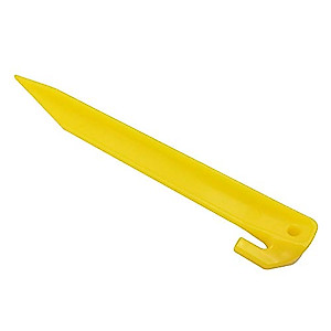 GDLPZM 24pcs Plastic Tent Pegs Durable Spike Hook Awning Camping Caravan Pegs Accessory