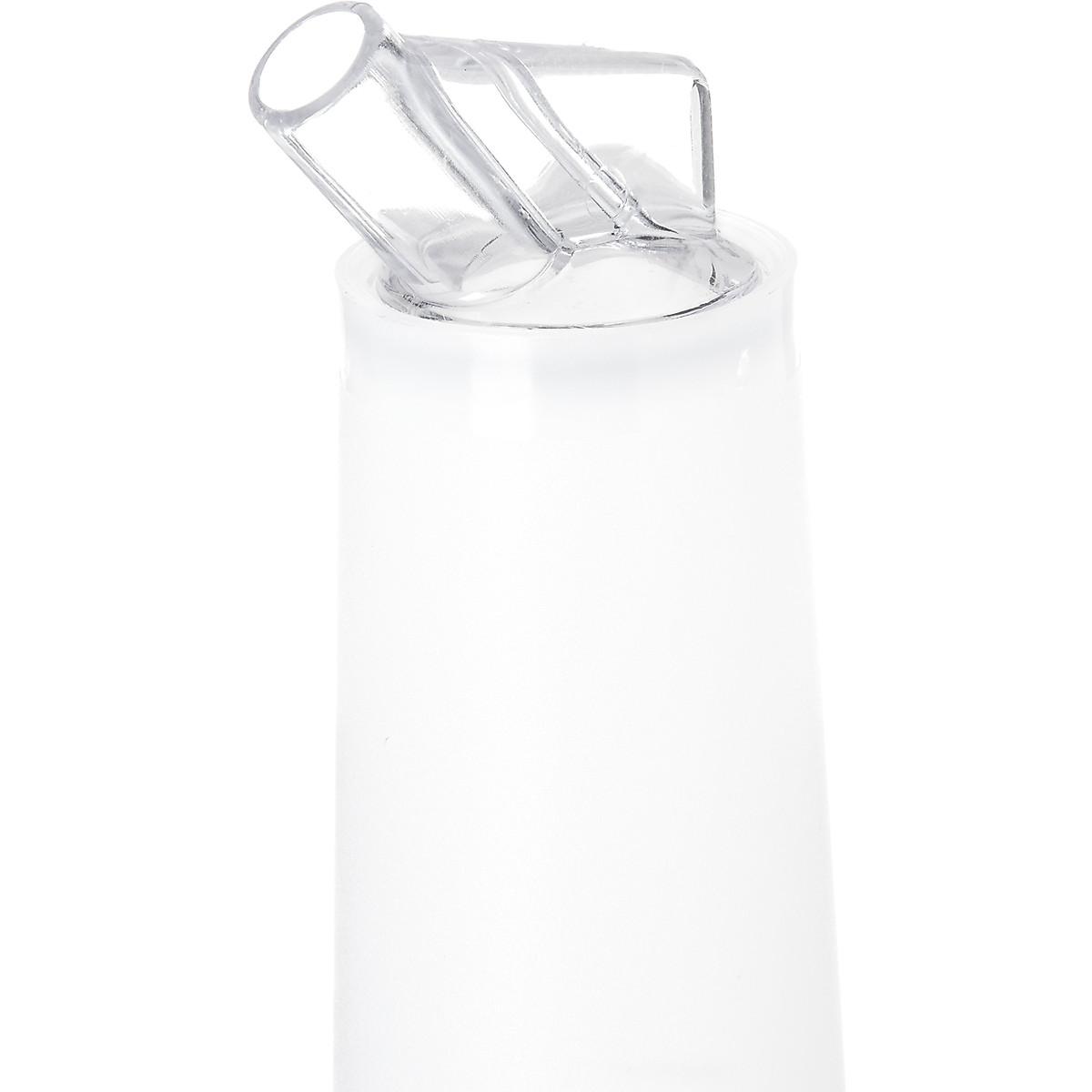 Carlisle FoodService Products Stor N' Pour Complete Quart Set Neck, Container, Cap, And Spout for Bar, Kitchen, And Restaurants, Plastic, 1 Quart, White