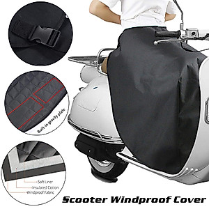 Longlasting Scooter Leg Cover Lap Apron Motorcycle Leg Protection Cover Windproof Waterproof Leg Lap Apron Warm Cover Universal for Scooter Electric Cars Motorcycle