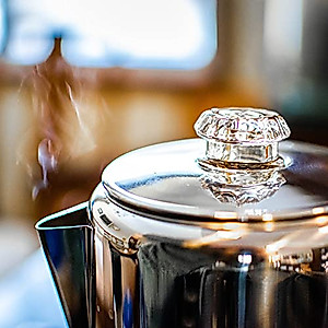 COLETTI Coffee Percolator Glass Top Replacement - (Pack of 2)