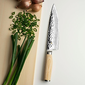 Shun Premier 7 Piece Knife Set with Angled Birch Block