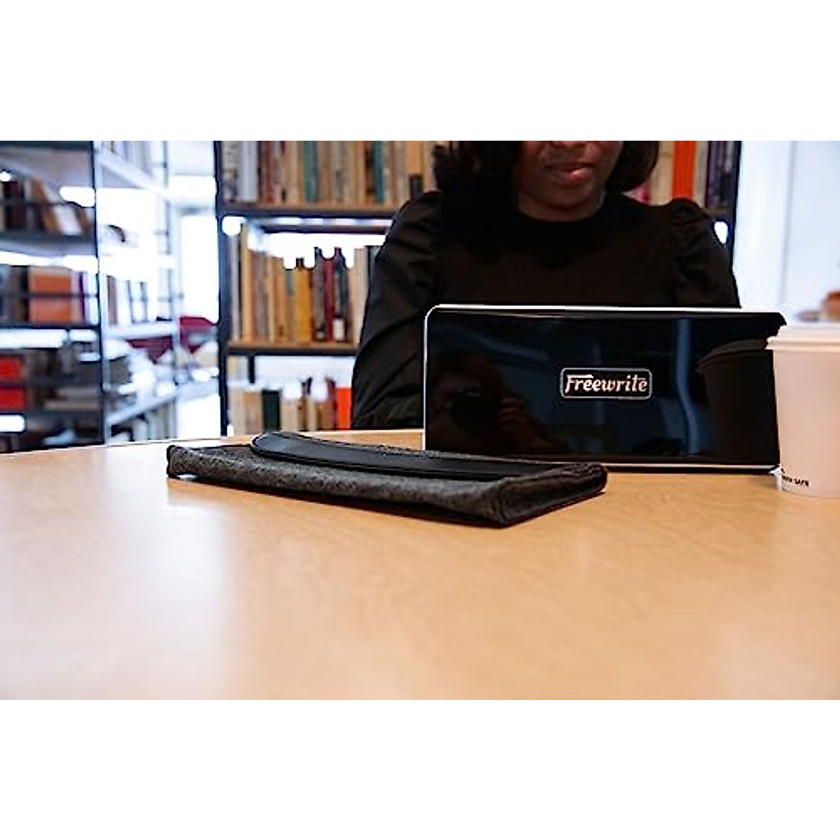 Traveler Sleeve for Freewrite Traveler, Protective Felt & Leather Sleeve with Soft, Non Scratch Lining