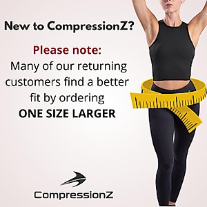 Compression Leggings for Women, Tummy Control Workout Gym Running Yoga Pants Black